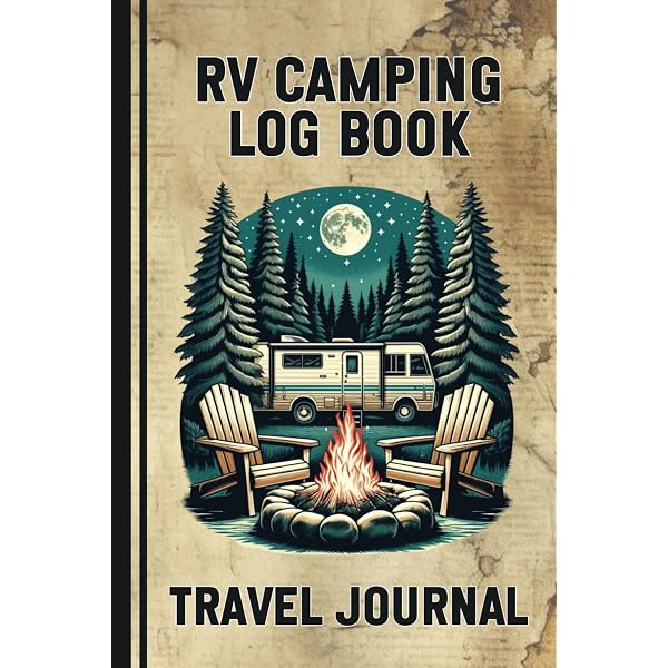 RV Camping Log Book and Travel Journal: Perfect Holiday Keepsake and Adventure Diary, 6x9", 120 Pages，Reprinted paperback book