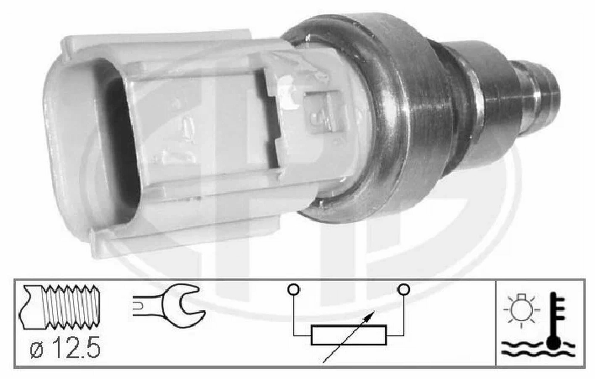 Датчик температуры ERA 330586, для FORD FIESTA, 01-08