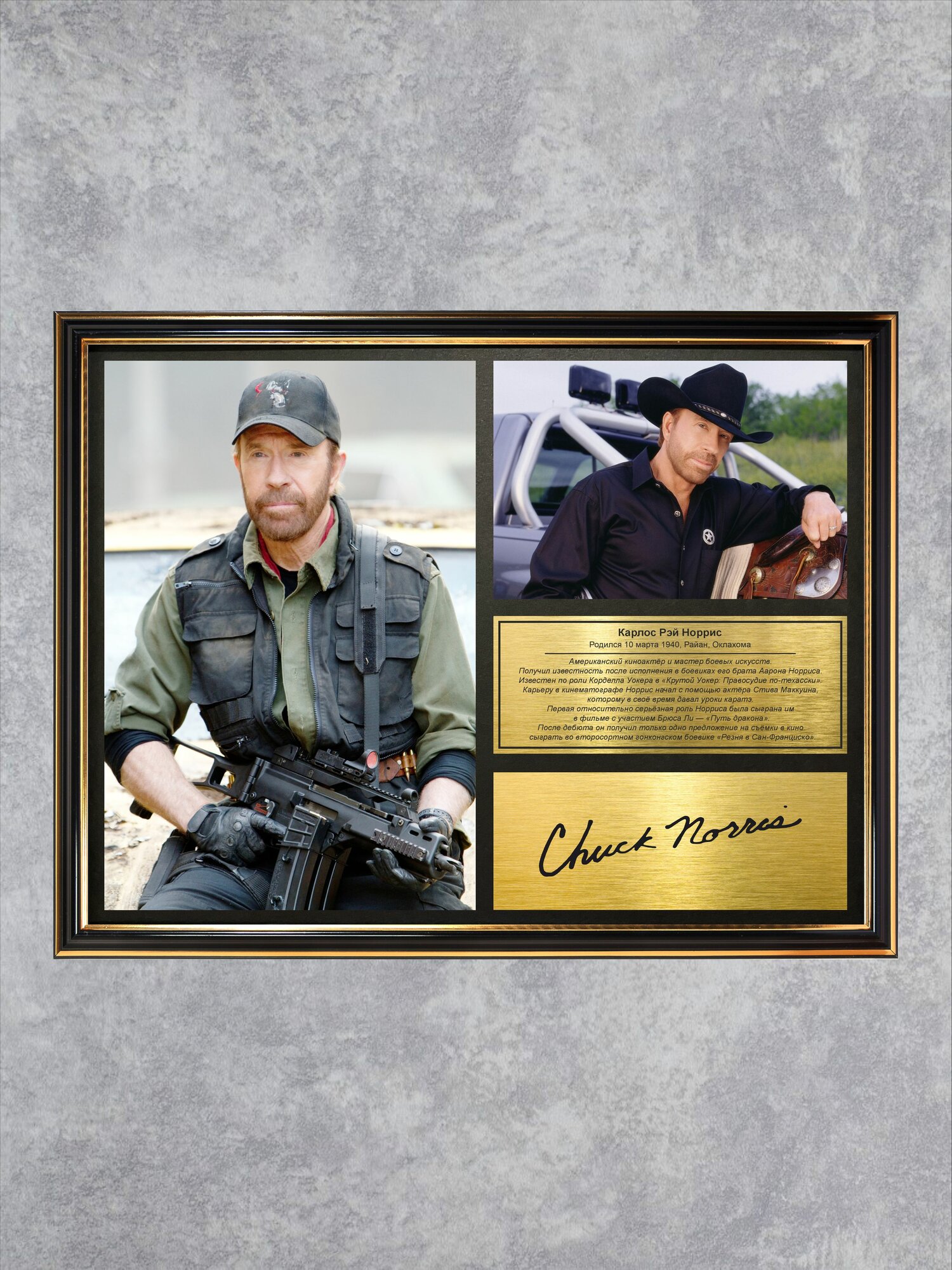 Чак Норрис интерьерная картина