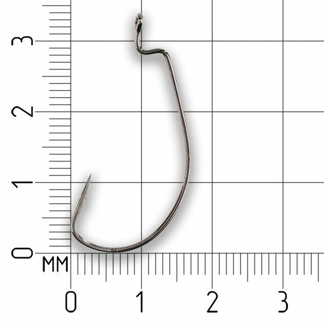 Офсетный крючок Mikado WORM 1 № 4 ( 5 шт.)