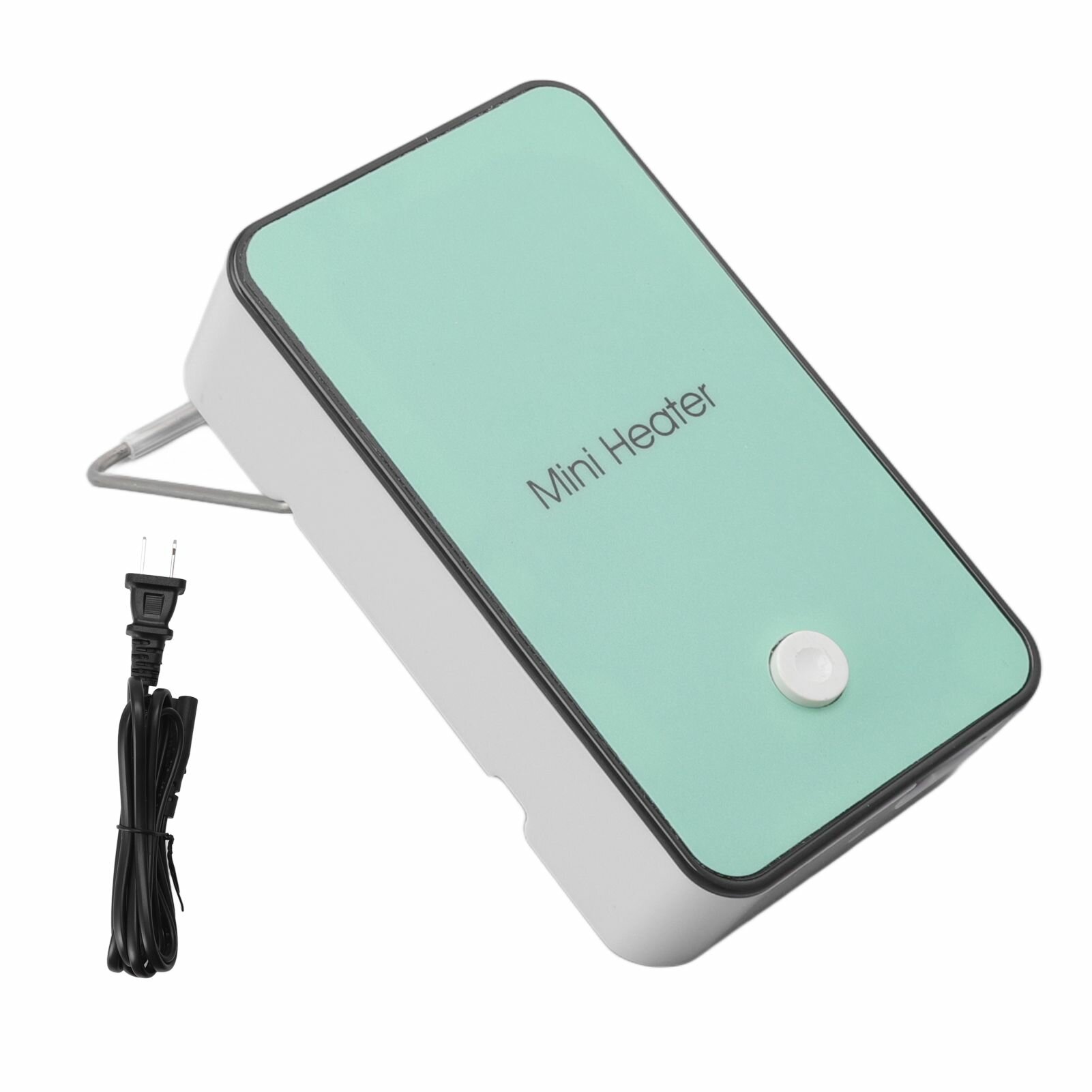 Мини-обогреватель с PTC, крепление, без шума, быстрый нагрев, цвет циан