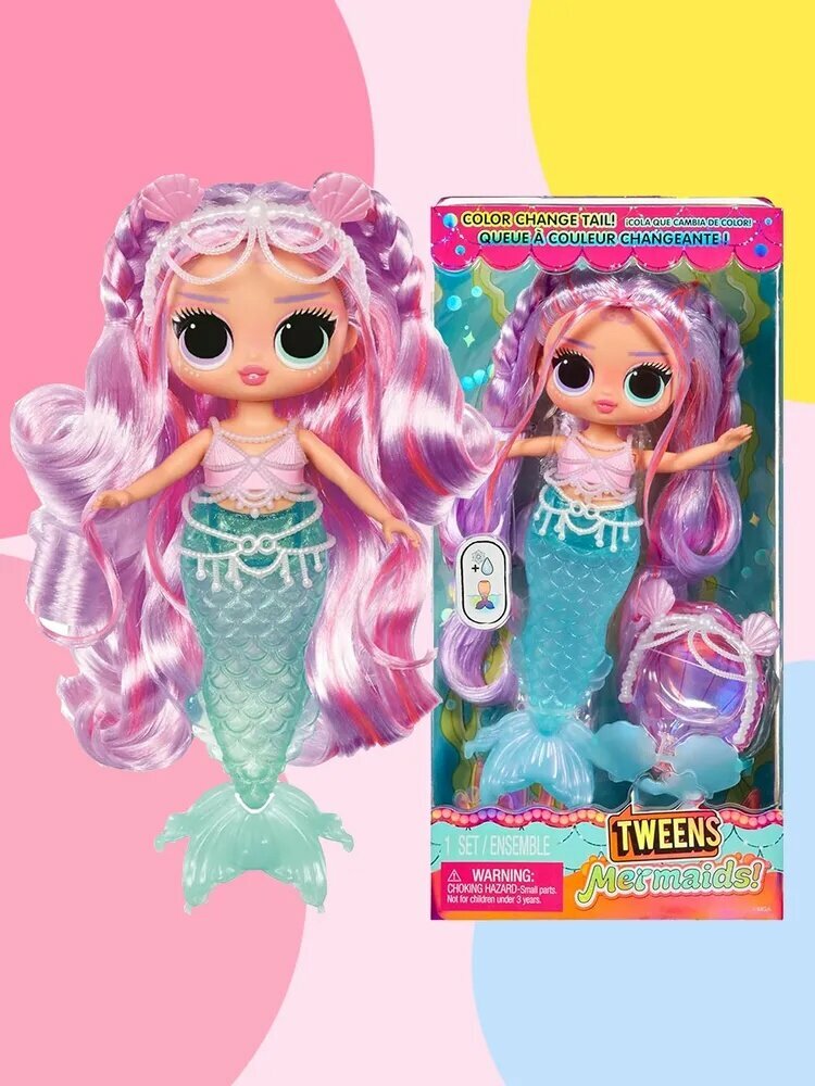 Кукла Tweens Mermaid Lana Marine Fashion Doll Модная кукла（Стоит подождать）