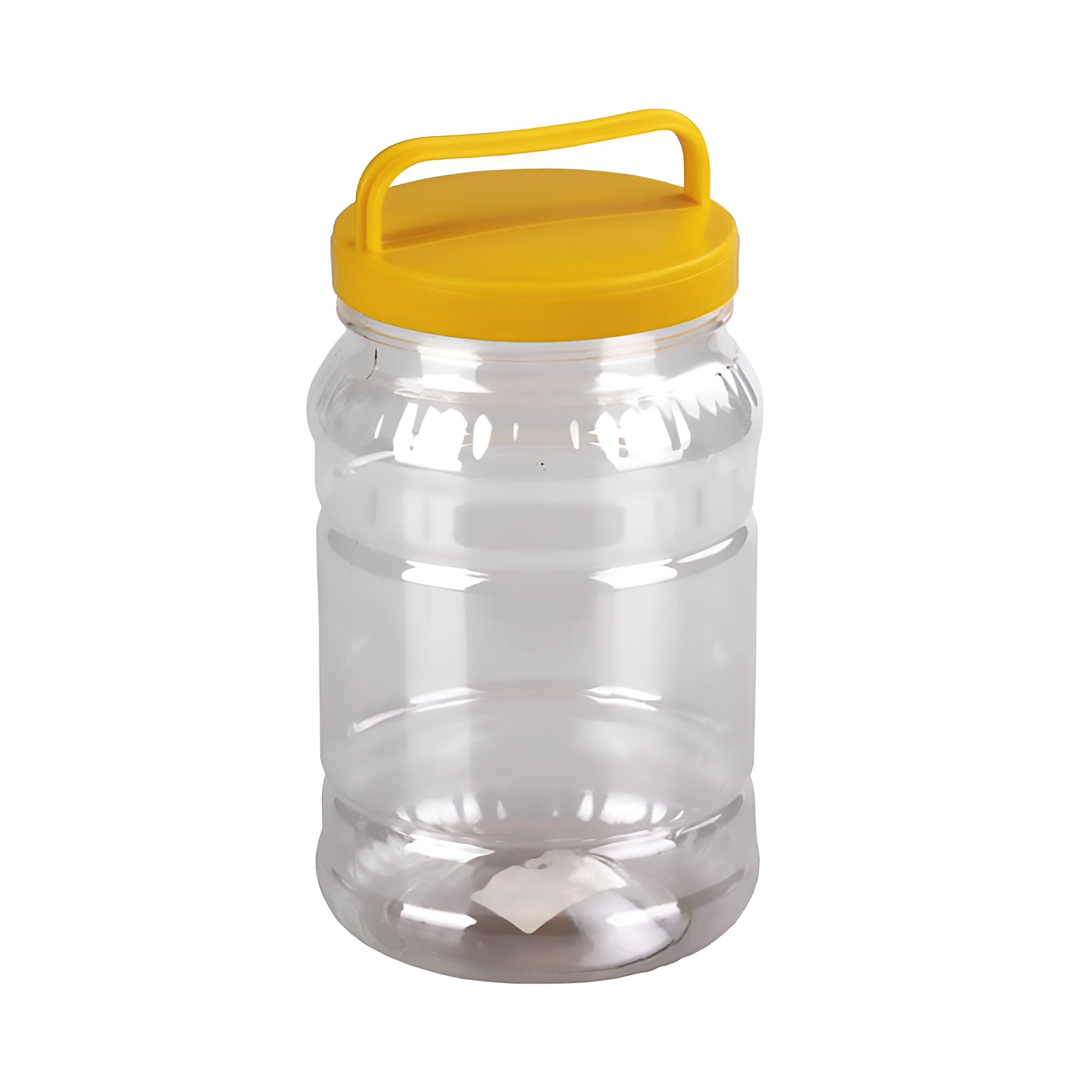 Бидон пластиковый "Альтернатива", с крышкой, 2 литра, прозрачный