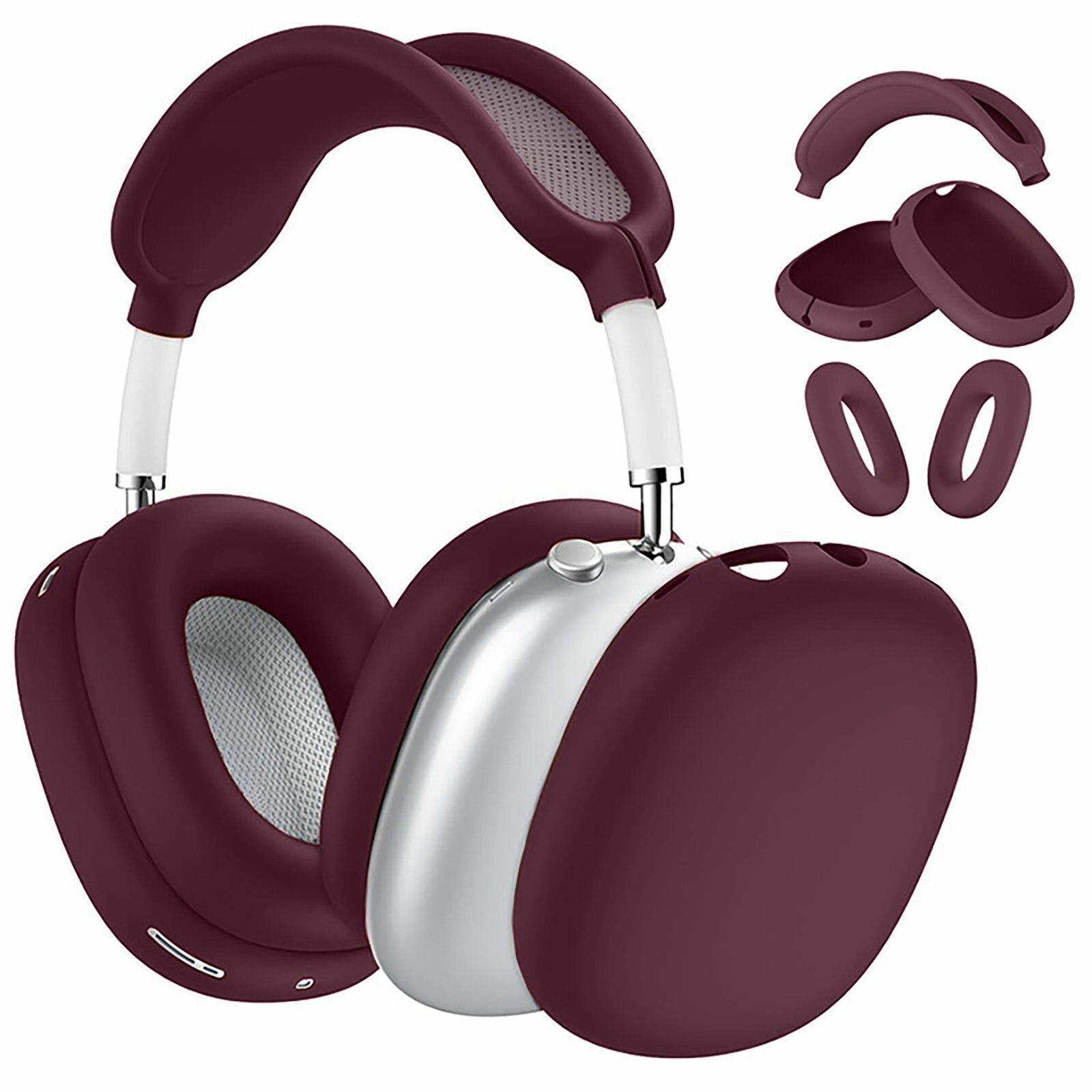 Силиконовый чехол для наушников AirPods Max(USB-C/Lightning)(2024/2020)