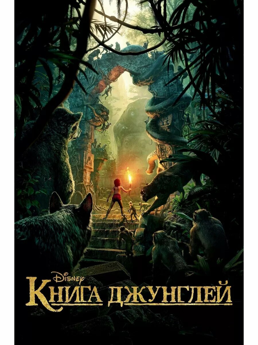 Книга джунглей (2016) (DVD-R)