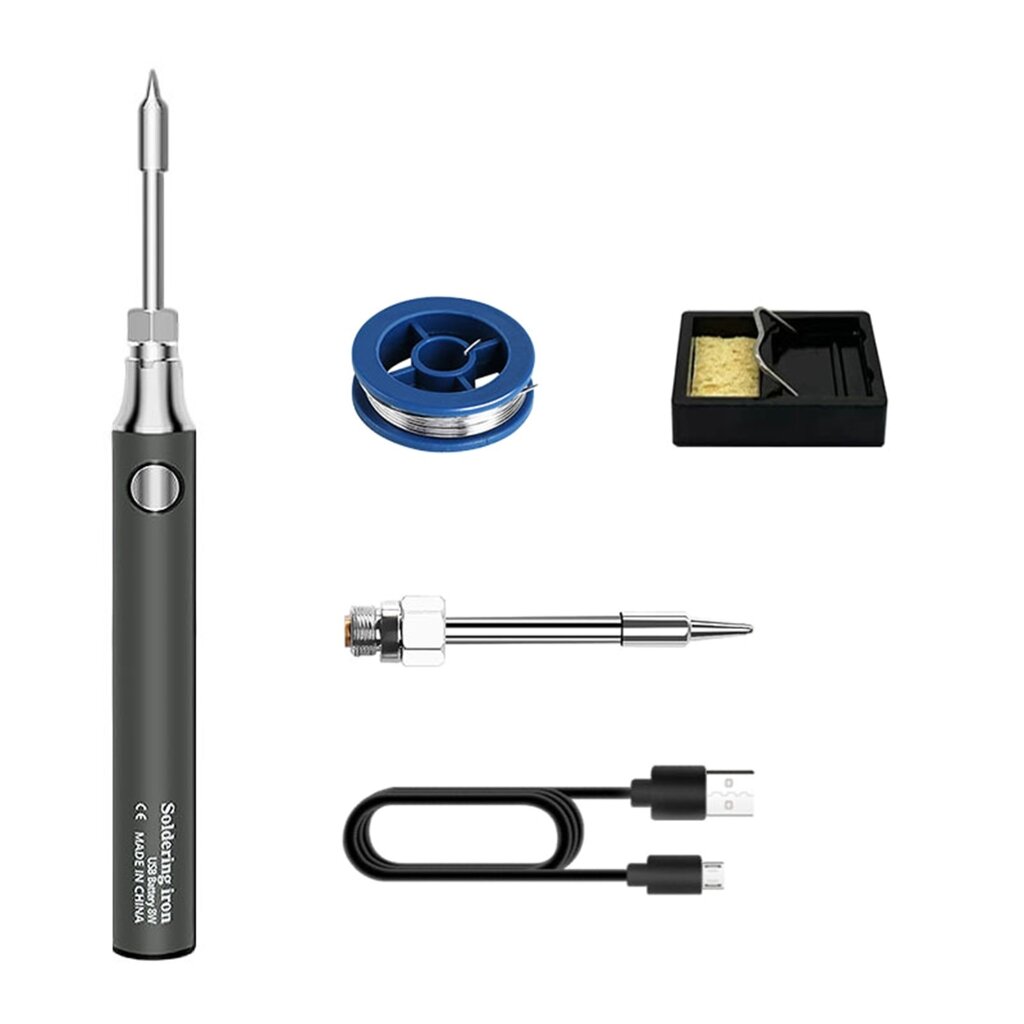 Модернизированный беспроводной паяльник мощностью 8 Вт, USB-электрические паяльники с регулируемой температурой, необходимые для самостоятельного ремонта