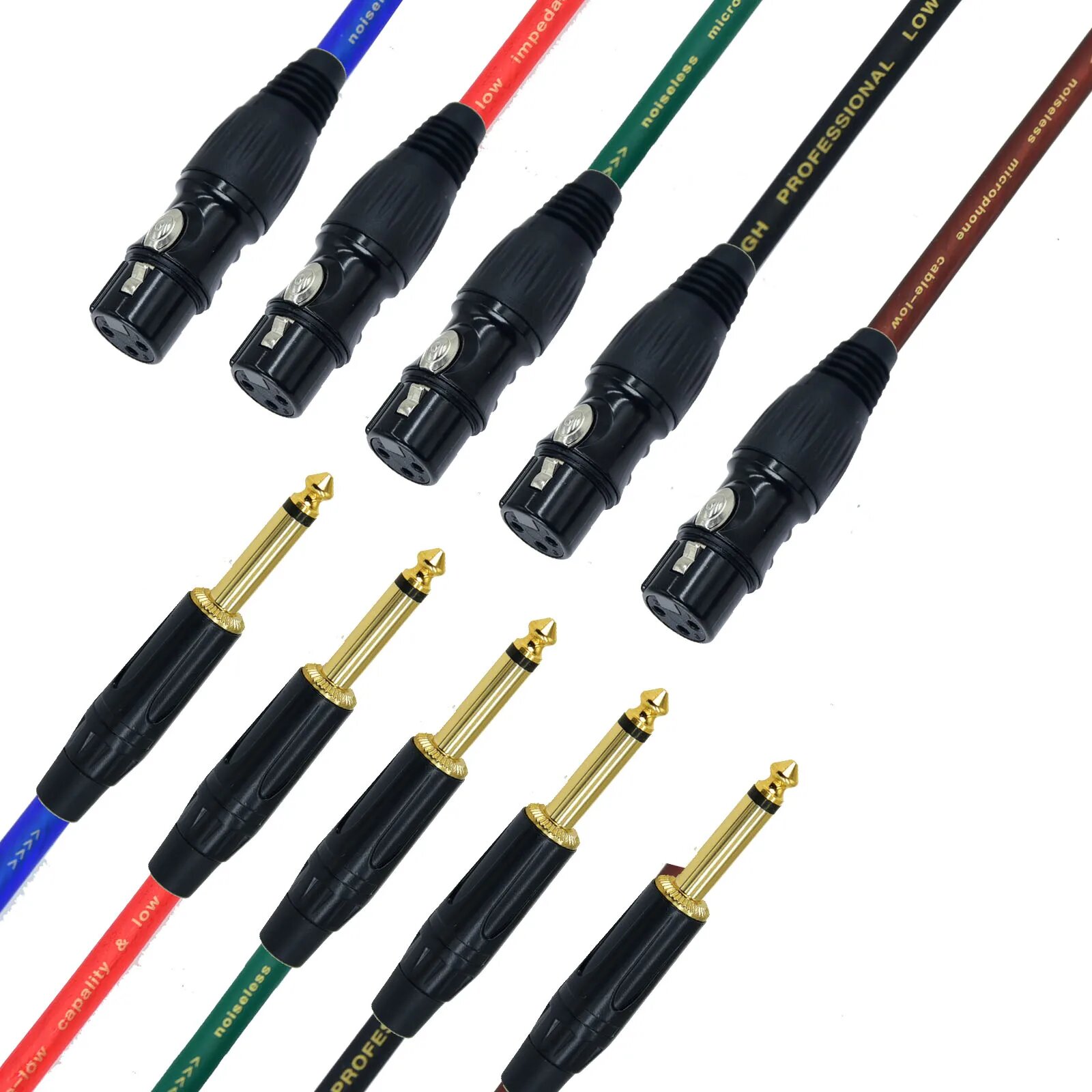 Кабель XLR с разъемом «мама» на 6,5 мм