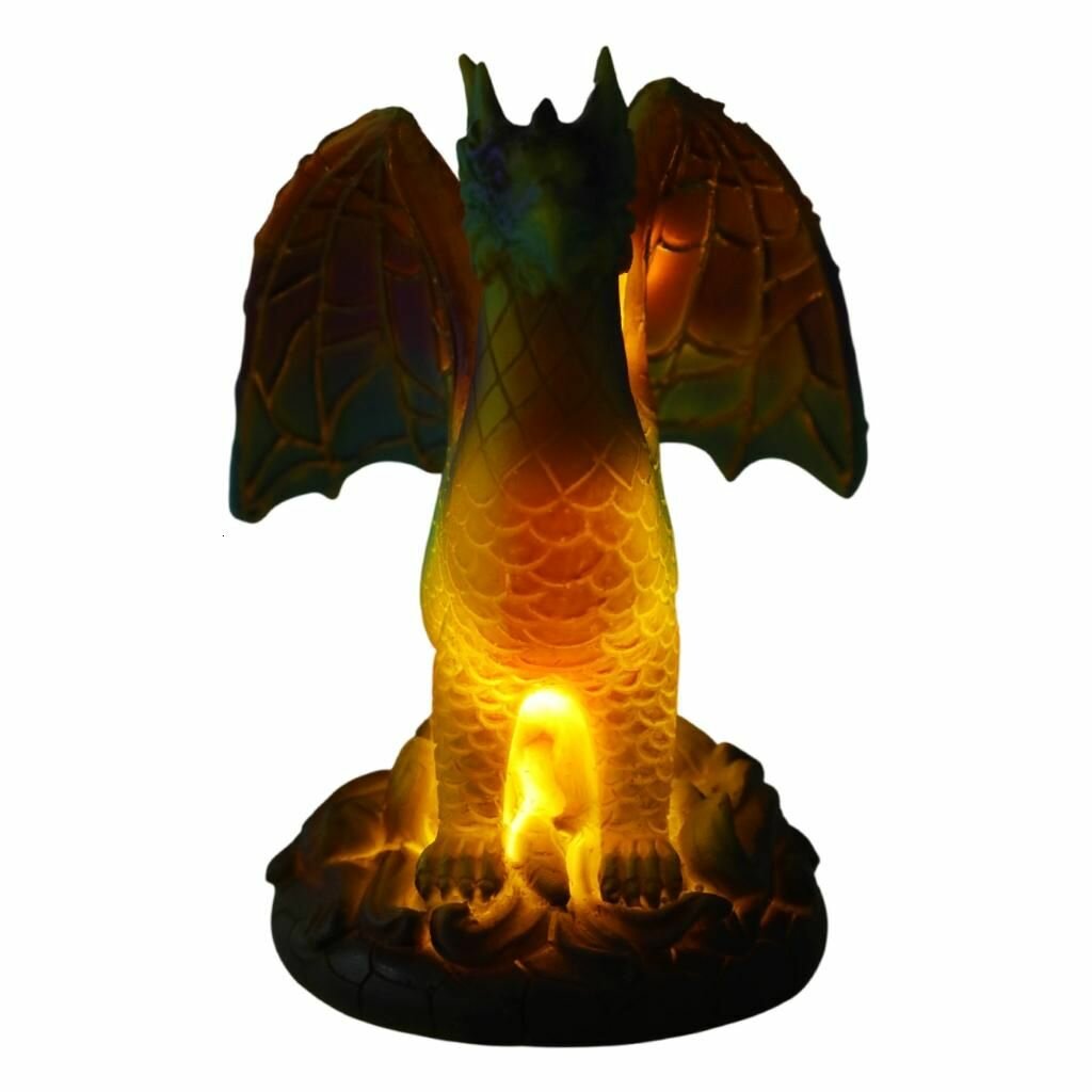 Богемный светильник из смолы в виде животного, - дракон