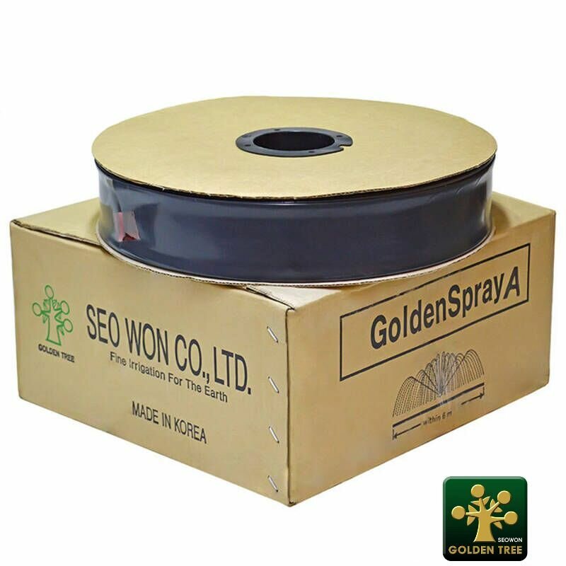 Лента для полива Seo Won Golden Spray тип A (Голден Спрей А/Туман) 40 мм, 200 метров, Корея