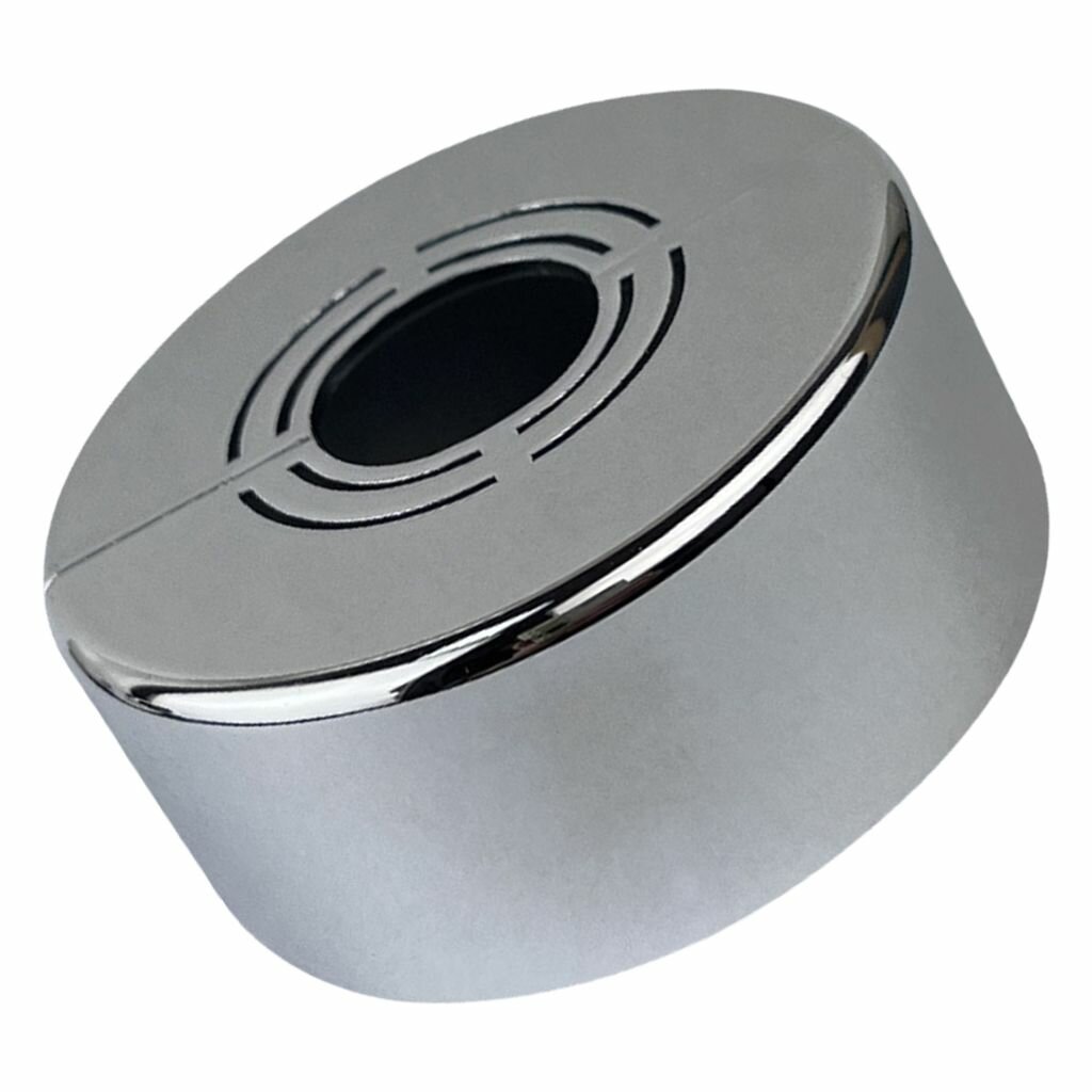 Канальный смеситель для душа, уродливая крышка и декоративная накладка-декоративная накладка высотой 25 мм, серебристый