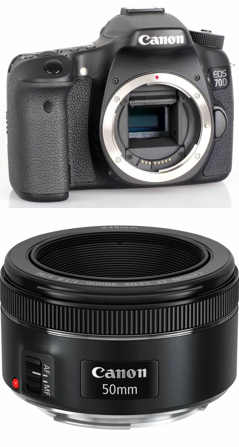 Фотоаппарат Canon 70D kit 50mm STM