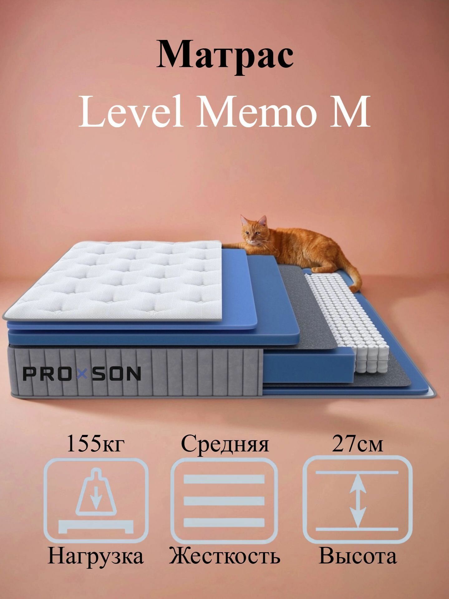 180-190 Матрас Level MM