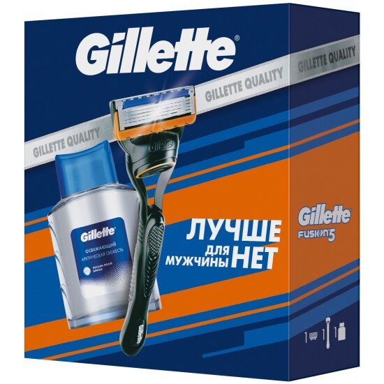 Подарочный набор Gillette Fusion5 (бритва + лосьон после бритья, 50 мл)