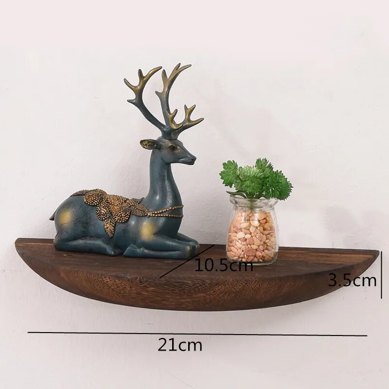 Двухъярусная настенная полка Paulownia B small only shelf