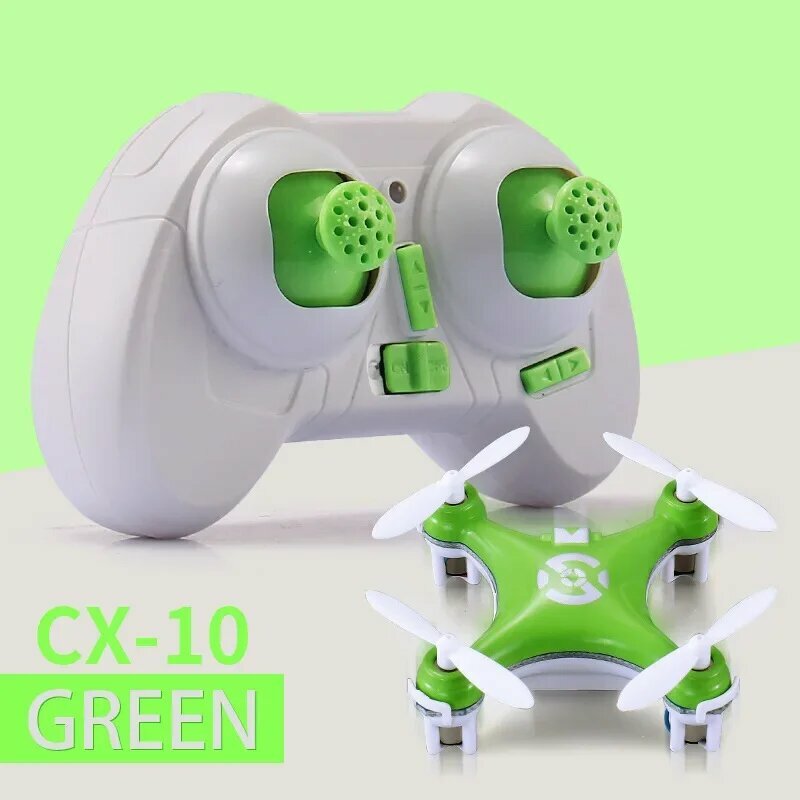 Радиоуправляемый дрон Pankeda CX-10 Зеленый, green