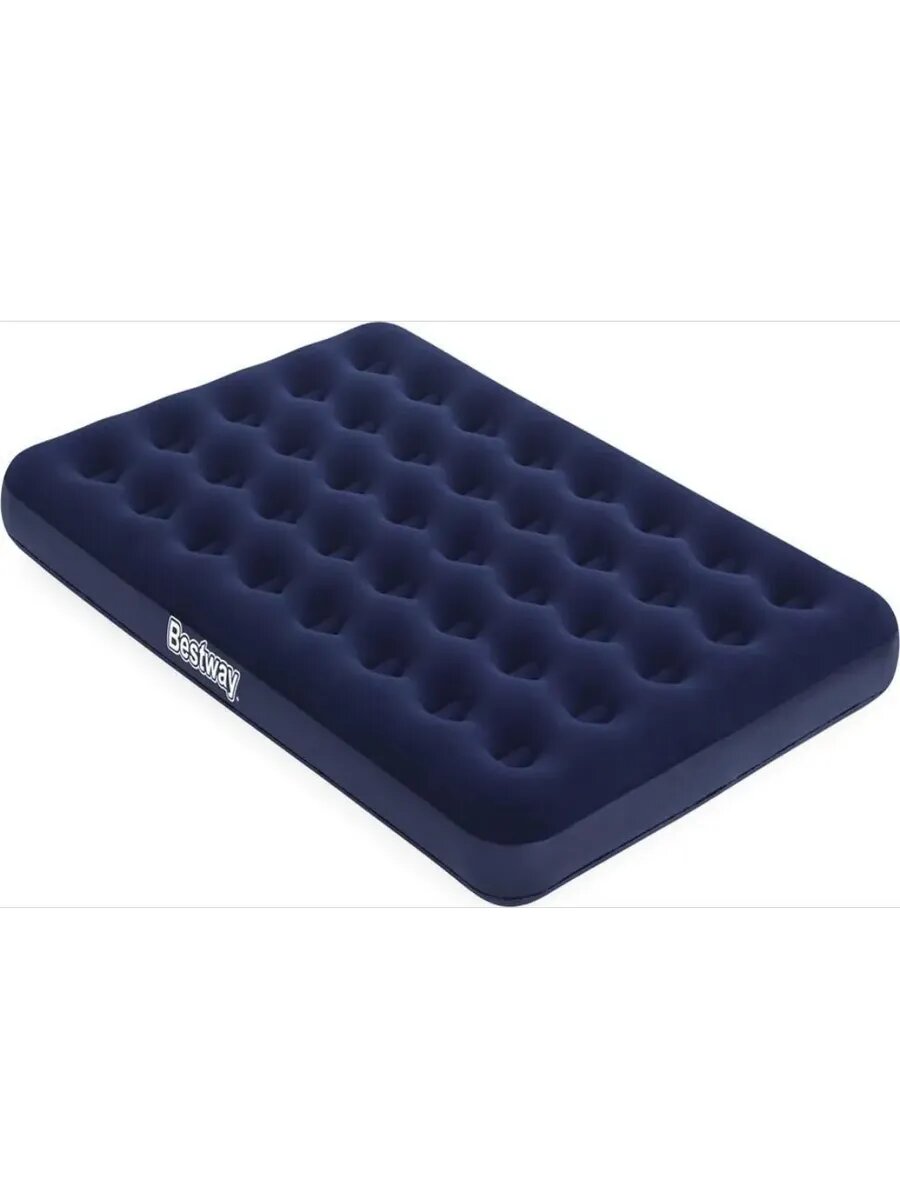 Кровать надувная 67002 Flocked Air Bed 191х137х22 см