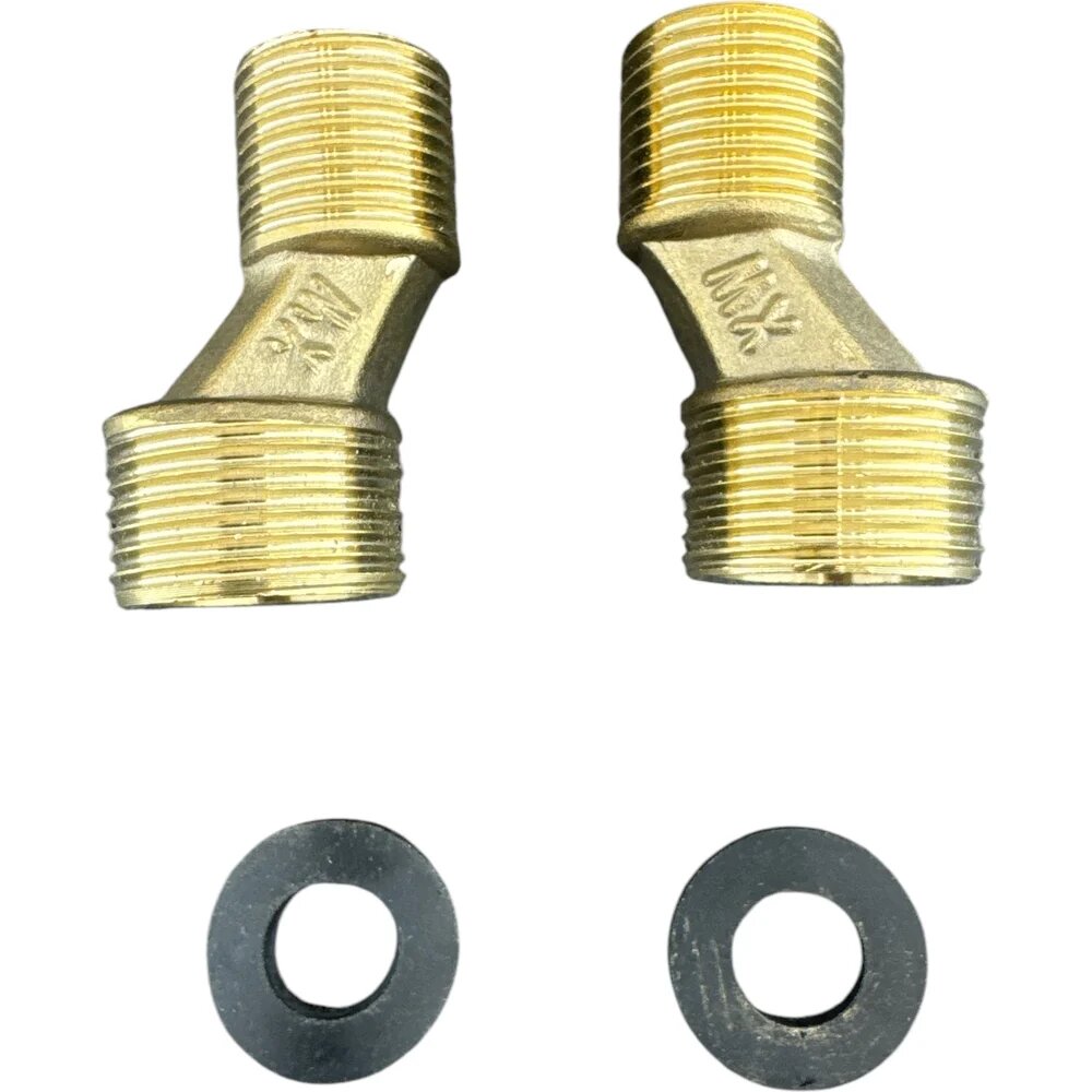 GRIALE Эксцентрики для смесителя 1 шт, гайки 1/2" и 3/4" длина 48 мм. TP11