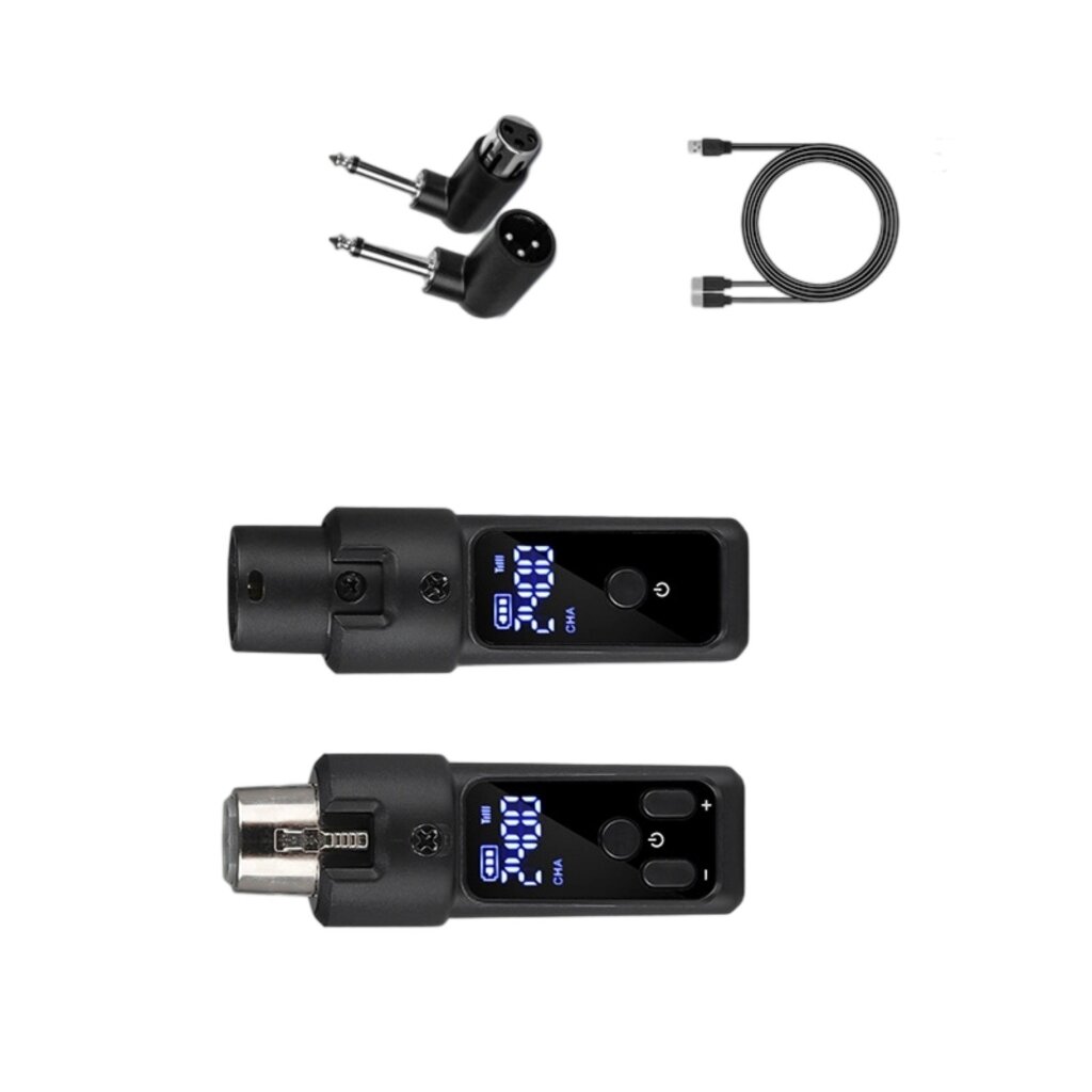 Микрофон, подключенный к беспроводной емкостной динамической катушке микрофона, приемник сигнала передатчика-1 перетаскивание 1