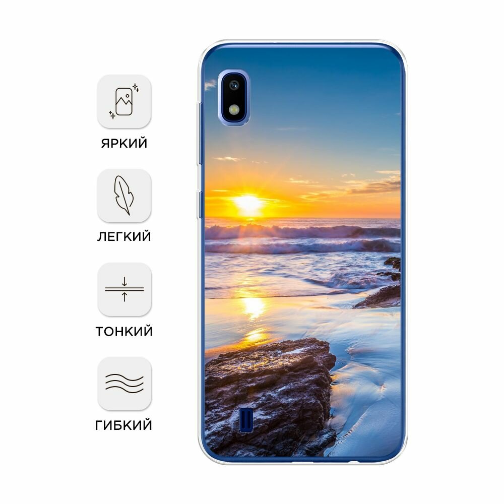 Чехол на Samsung Galaxy A10 / Самсунг Галакси А10 с принтом "Восход 6" — фото 1
