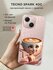 Чехол на Tecno Spark 40C / Текно Спарк 40C с принтом "Балерина капучино 2", проз...