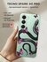 Чехол на Tecno Spark 40 Pro / Текно Спарк 40 Про с принтом "Snake and butterflie...