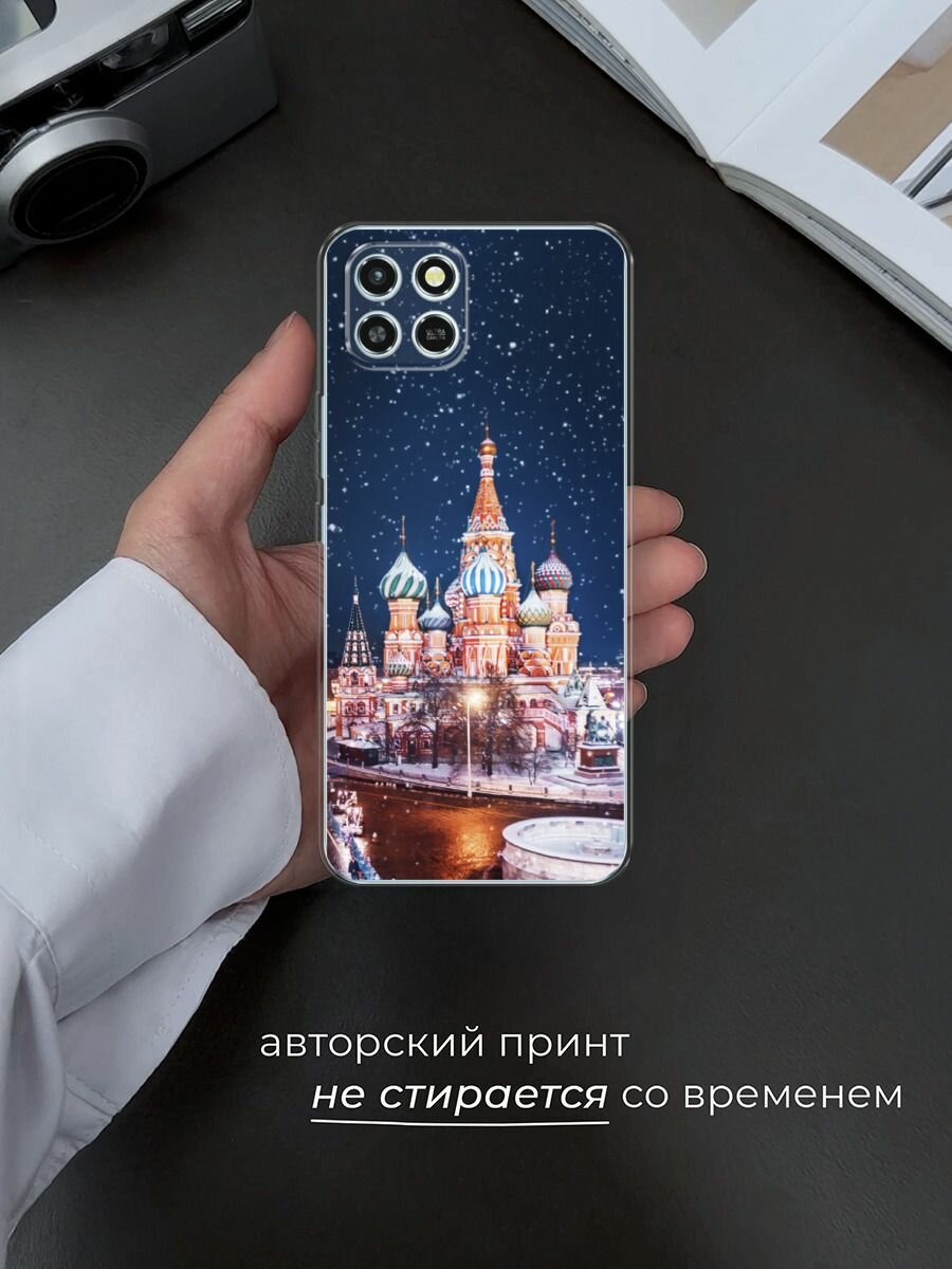 Чехол на Infinix SMART 6 HD / Инфиникс Смарт 6 HD с принтом "Москва 1" — фото 1