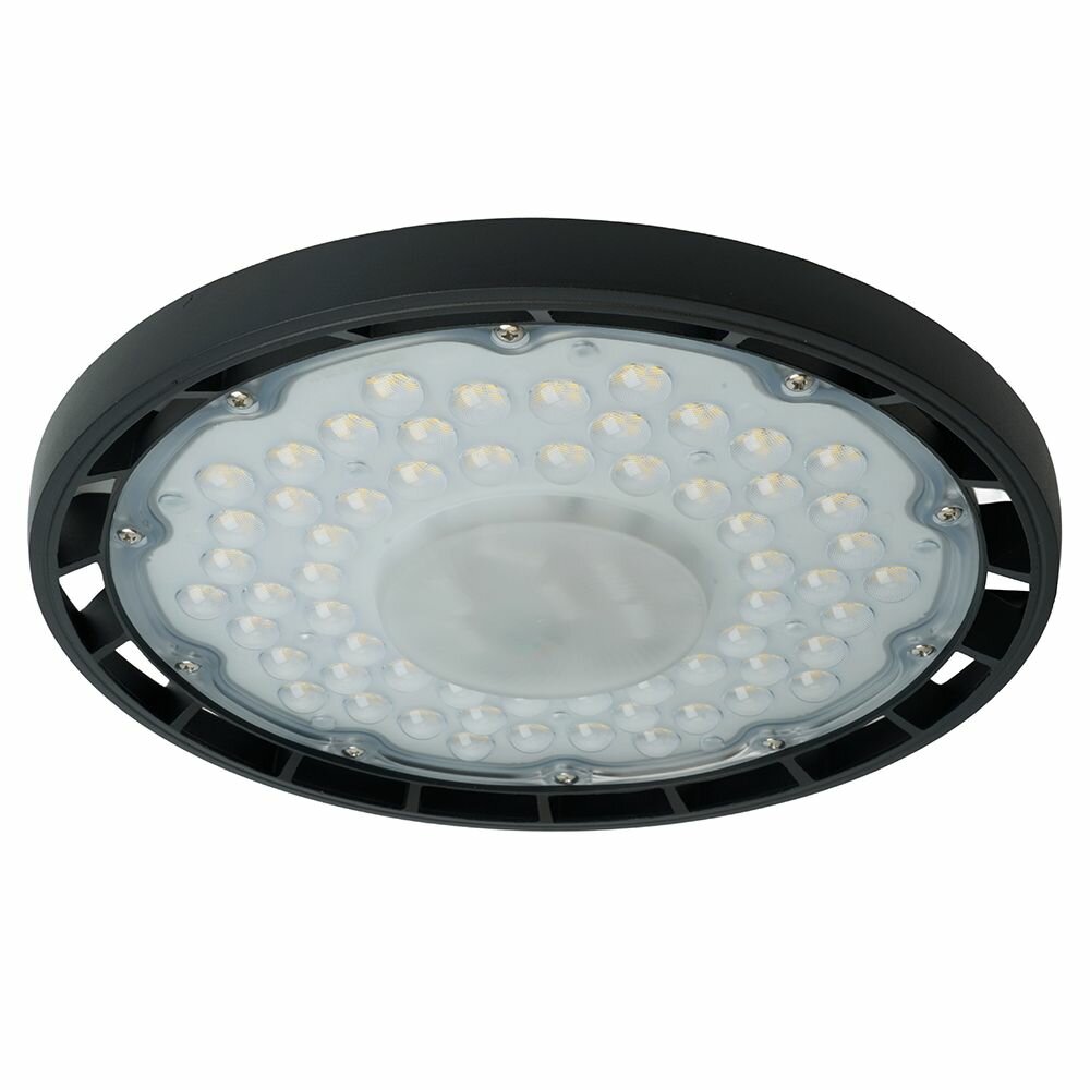 Светильник складской FERON 2835 SMD 200W 90 5000K IP65 AC230/50Hz, черный AL1006