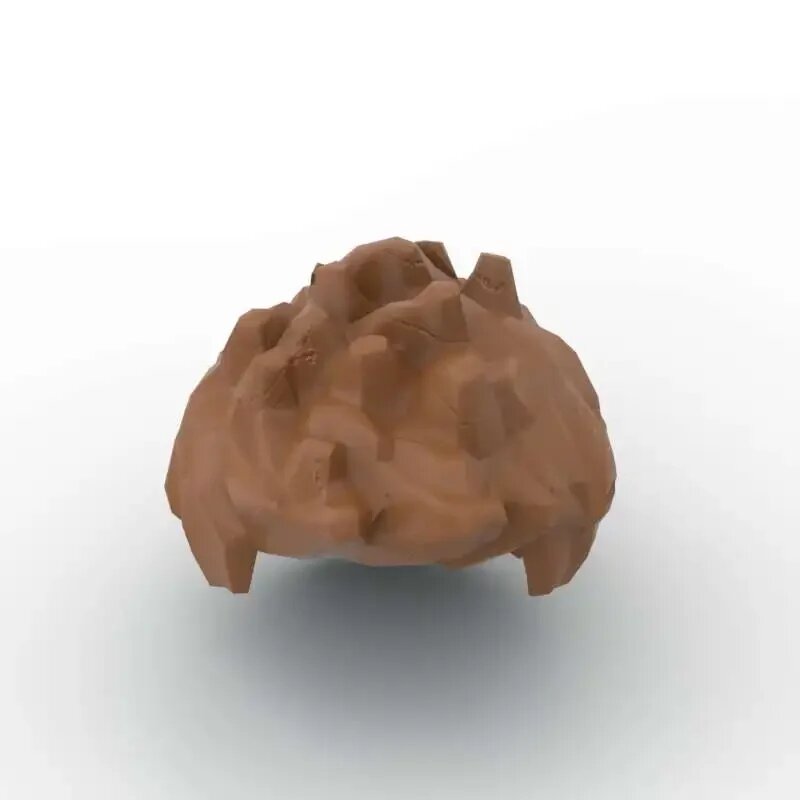 Коричневые строительные блоки SixBricks, 10 шт, 38-coffee