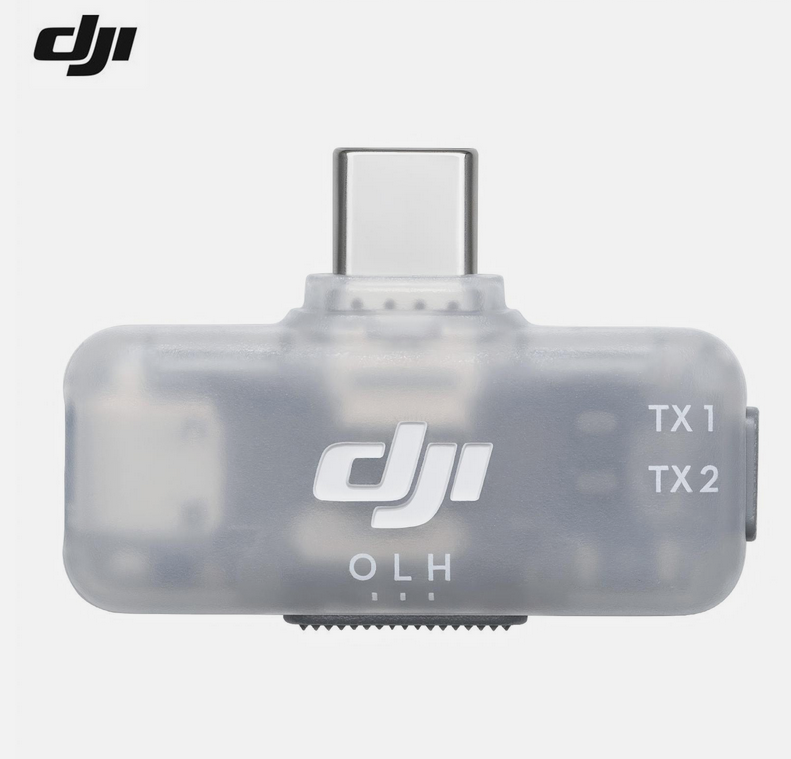 Беспроводный приемник серии DJI Mic для мобильных телефонов Телефонный приемник Серия DJ Mic Серия DJ Mic
