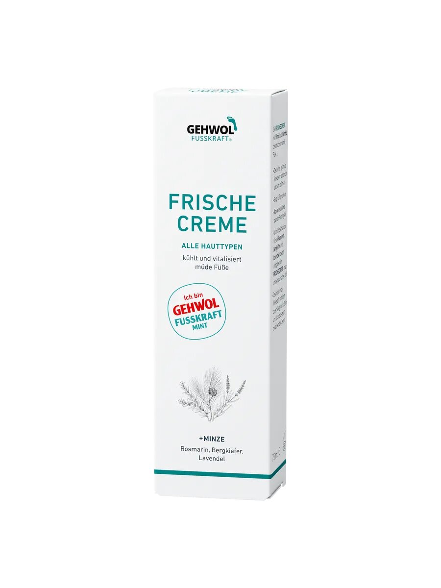 Бальзам Gehwol "Fusskraft Mint", для сухой и нормальной кожи, 125мл