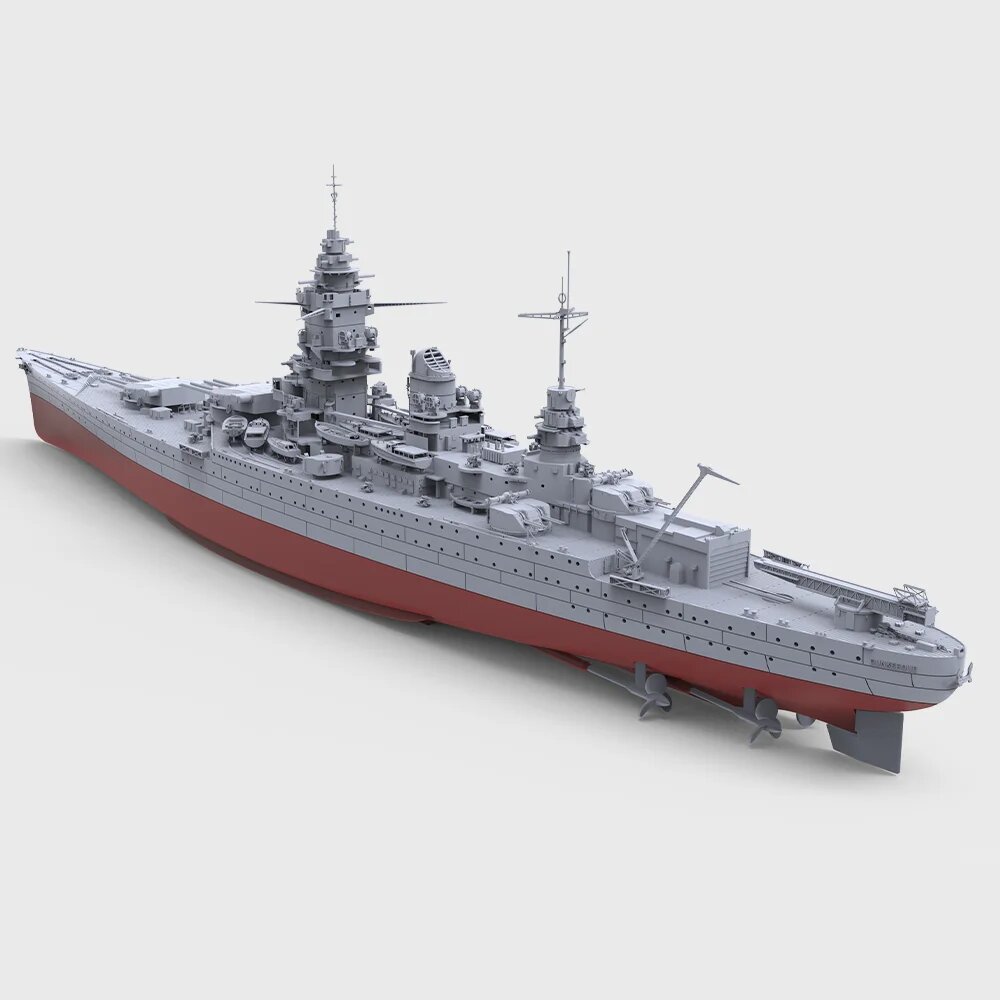 Линкор Дюнкерк 1/350, цвет 700, полный корпус