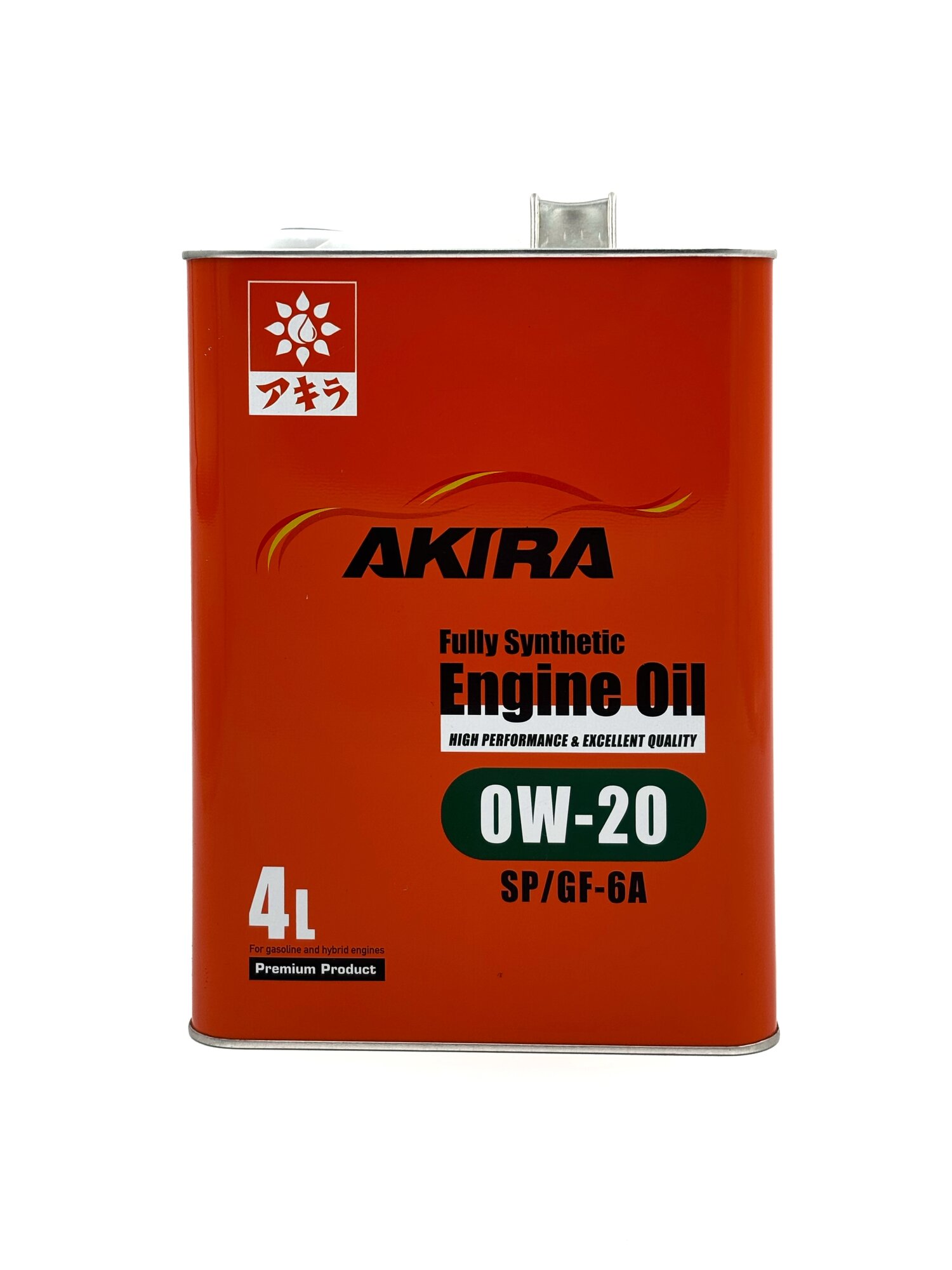 Масло моторное Akira 0w-20 SP/GF-6A, 4 литра, синтетическое ,