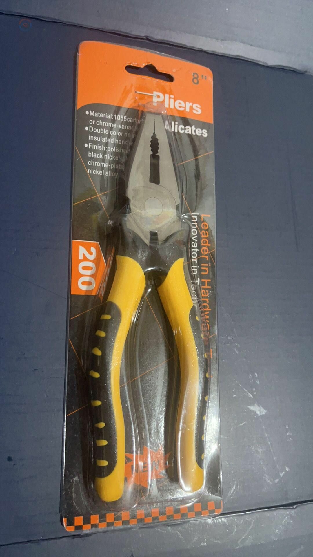 Тигровые щипцы 8 дюймов, острые клещи для захвата и удержания, прямые и изогнутые модели, надёжный инструмент для мастерской и дома