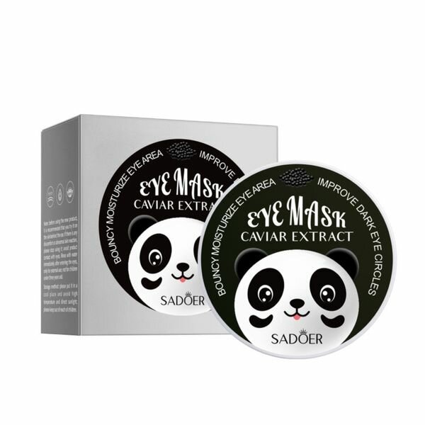 Патчи для глаз SАDOER Eye Mask Caviar extract, с экстрактом чёрной икры, 60шт
