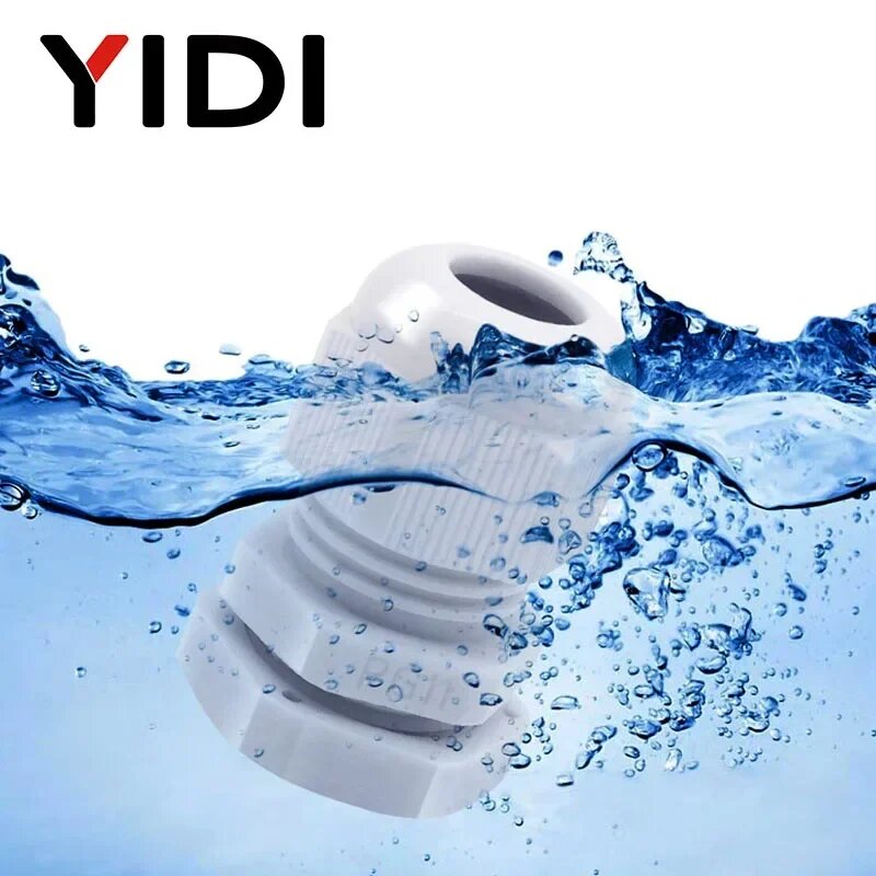 5 шт. Водонепроницаемые кабельные вводы PG9 Black