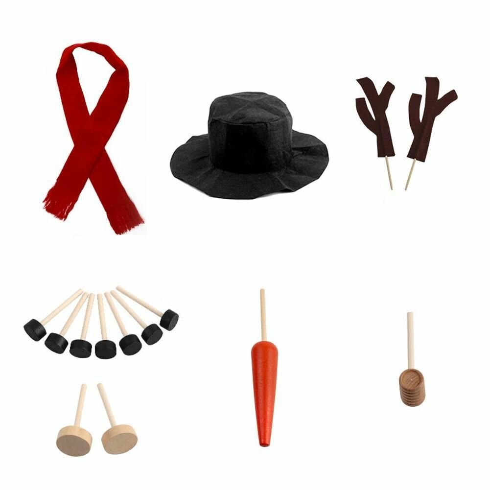 Набор для лепки снеговика. Новогодний декор