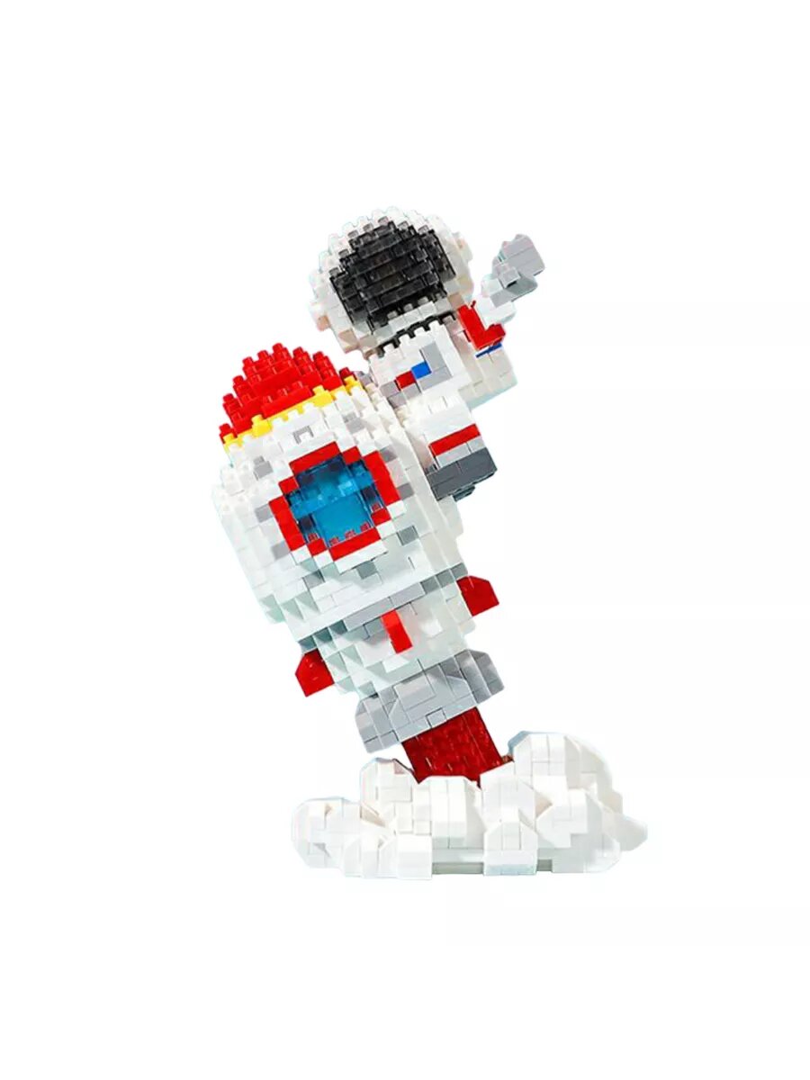 Конструктор Balody BA18362 "В космосе", для развития моторики, белый, 970 деталей, 6+