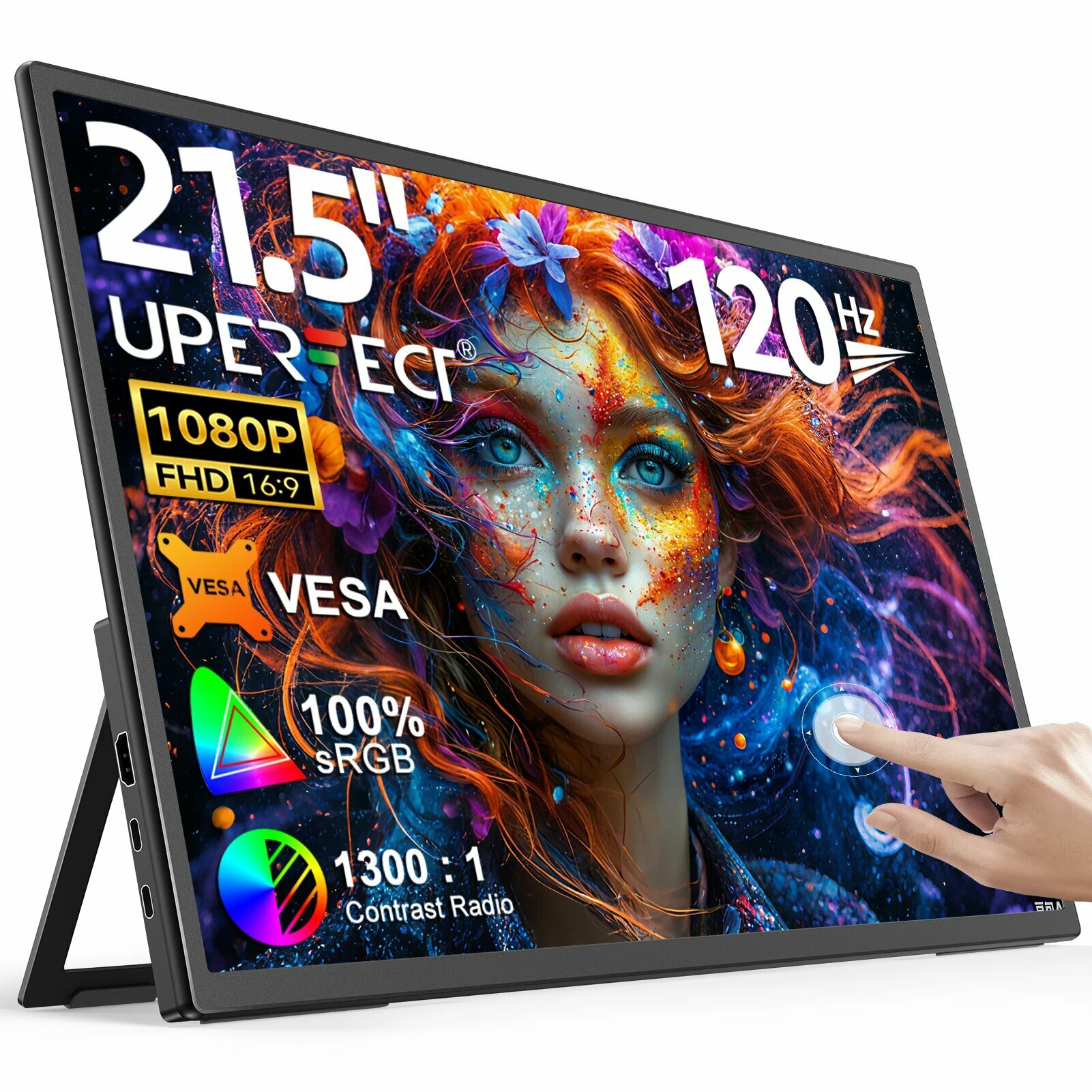 Uperfect UMax 21 Сенсорный монитор 21,5 дюйма 1080P Европейская вилка (EU Plug)