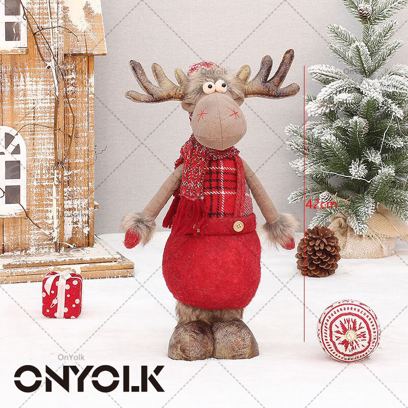 ONYOLK Игрушка под елку, Олень, высота 42см