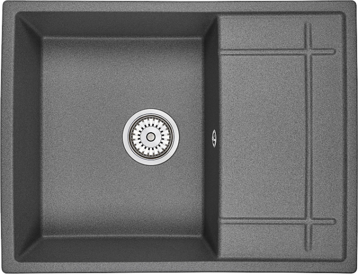 Мойка кухонная Granula 6501, графит
