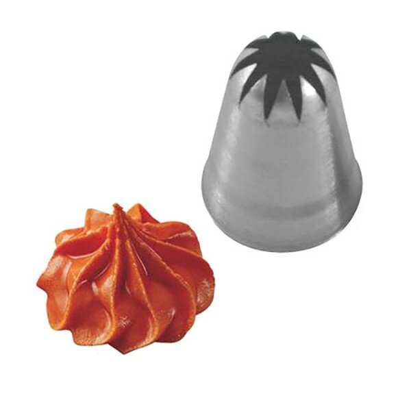 Насадка кондитерская «Закрытая звезда», нержавеющая сталь, 25/3 мм (Martellato)