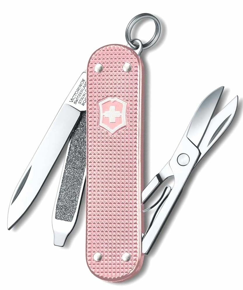Нож-брелок Victorinox Classic SD Alox Colors, 58 мм, 5 функций, "Cotton Candy"