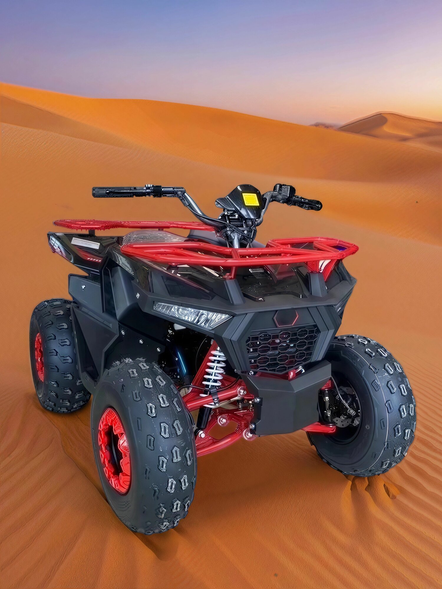 Квадроцикл HAMMER 125 см3 (подростковый) (черно-красный)