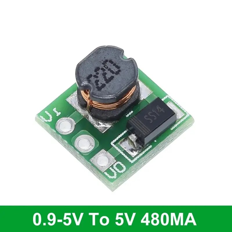 Повышающий DC-DC модуль 0.9-5V to 5V 480mA, 1PCS