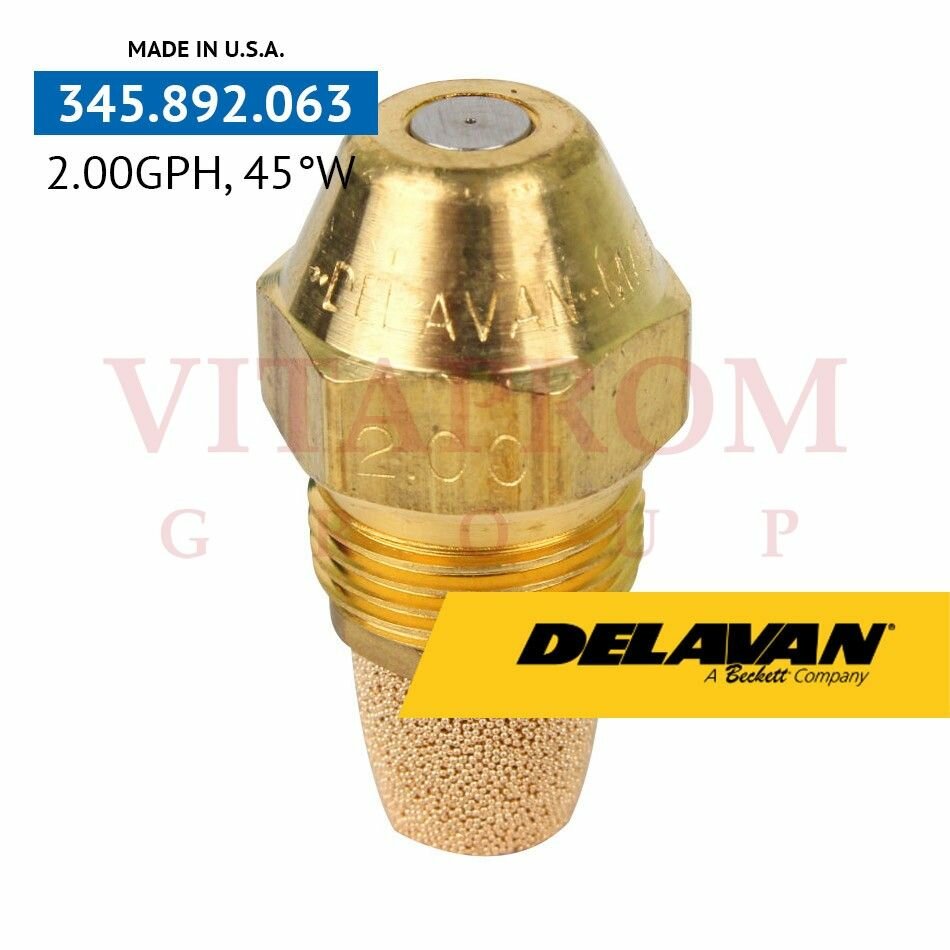 Форсунка Delavan 2.00GPH, 45W