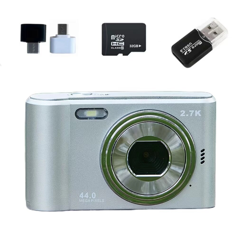 Цифровая камера унисекс X-IT M2 CMOS 48 Мп, silver, один размер, портативная мини-камера, HD-съёмка