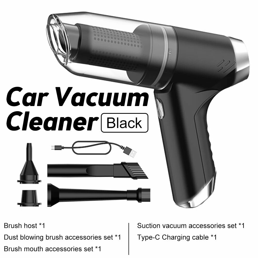 Пистолет-пылесос, 100 000 об./мин, USB, Gray