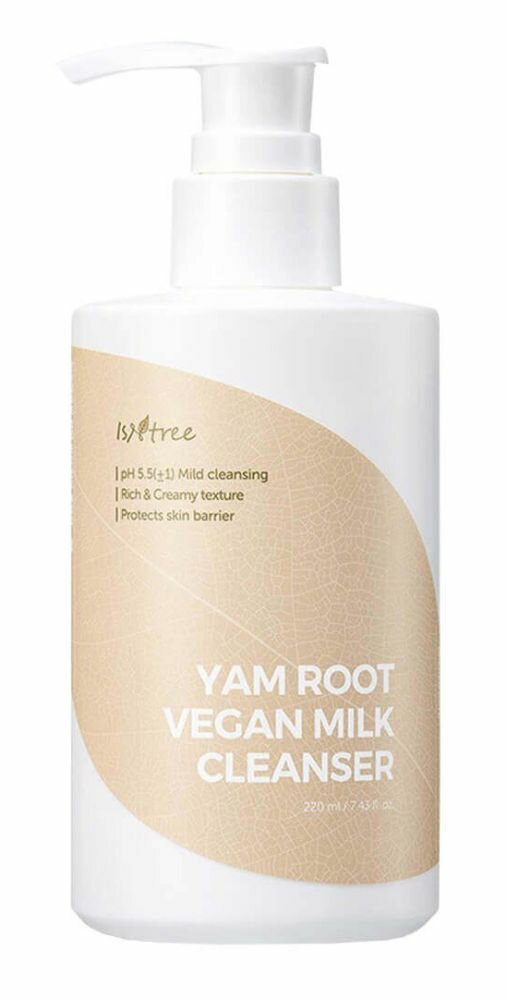 Очищающее молочко с корнем ямса IsNtree Yam Root Vegan Milk Cleanser, 220 мл