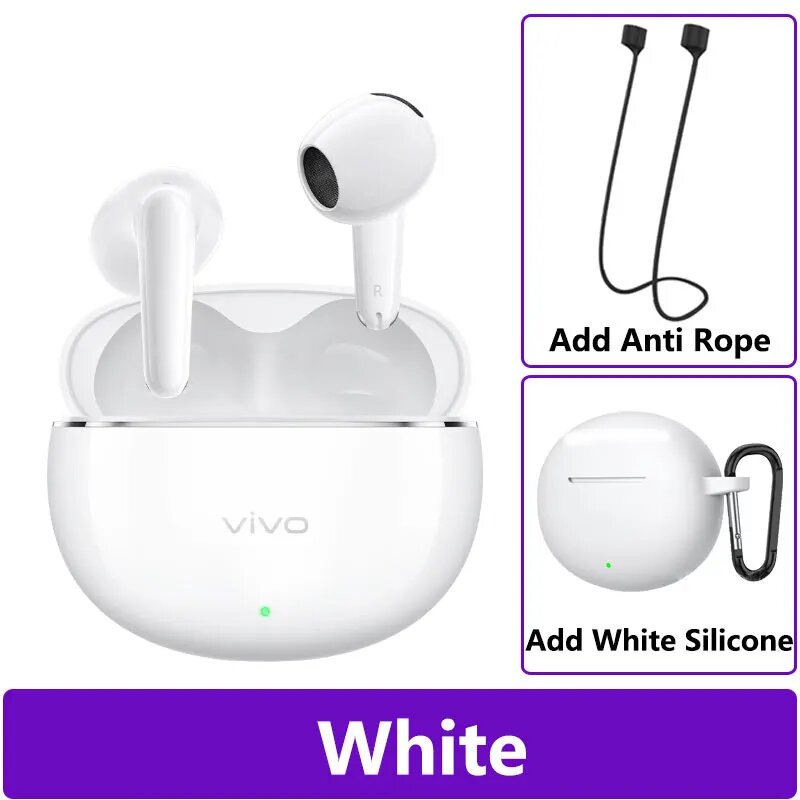 Наушники VIVO TWS Air 3 Pro Белый, White n White Case