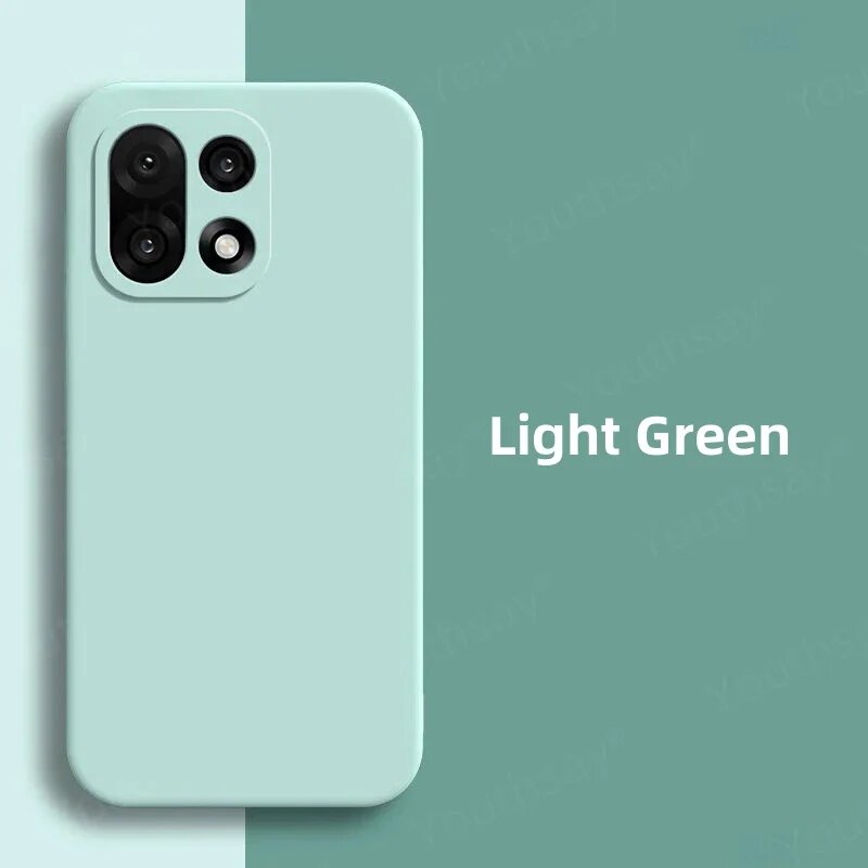 Чехол Light Green для Oneplus 15 из жидкого силикона